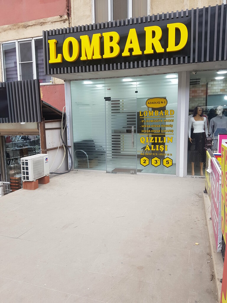 Rehincilik Lombard, Bakü, foto