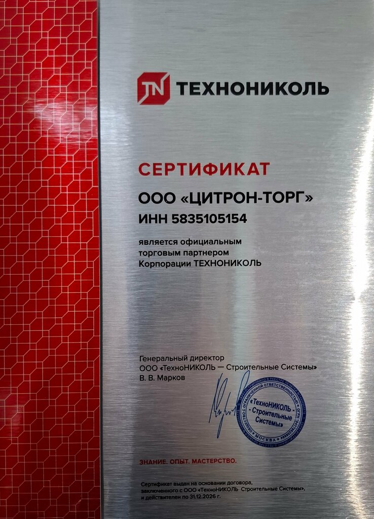 Çatı ve çatı materyalleri Citron-torg, Penza, foto