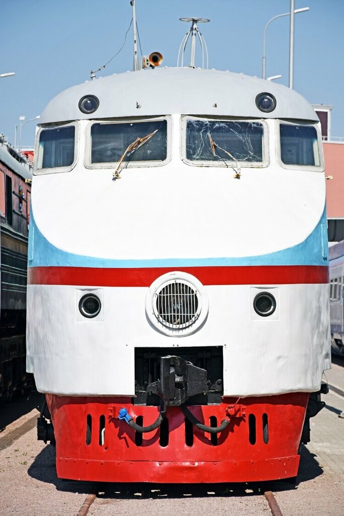 Park, sokak heykeli Электропоезд Эр200, Moskova, foto