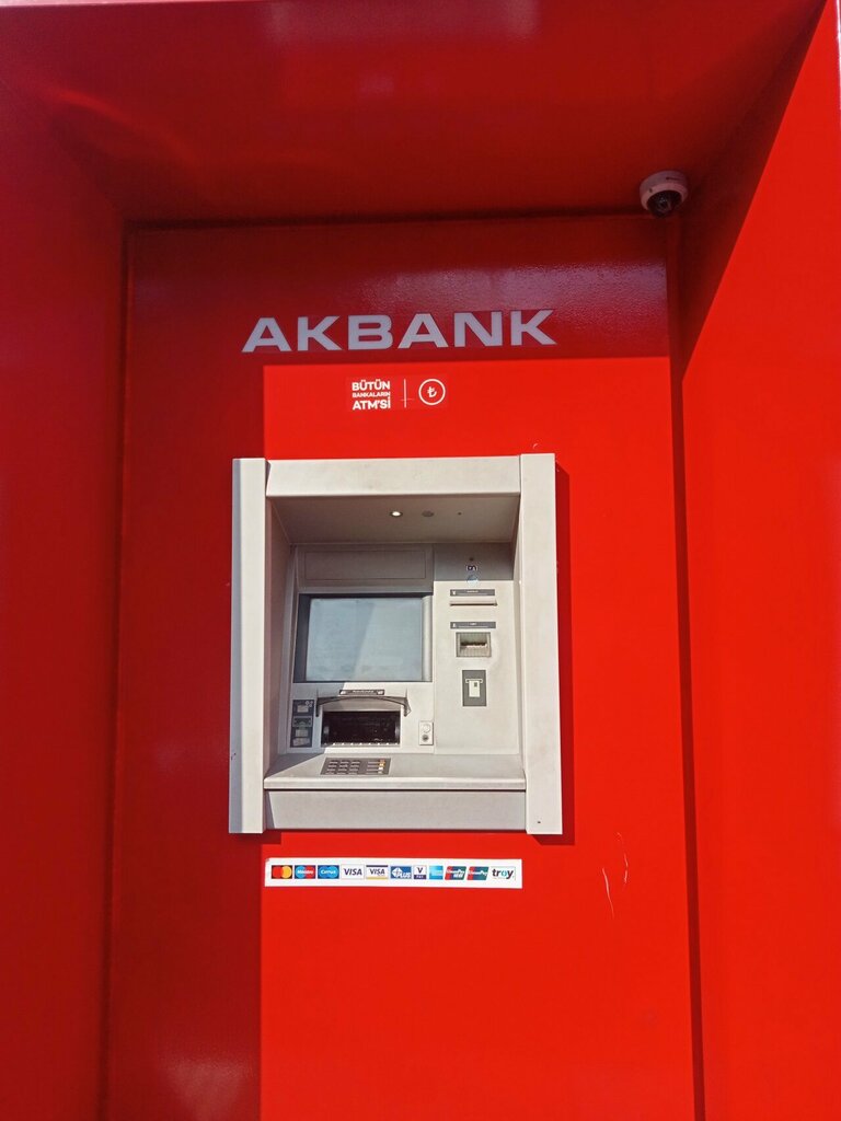ATM'ler Akbank ATM, İstanbul, foto
