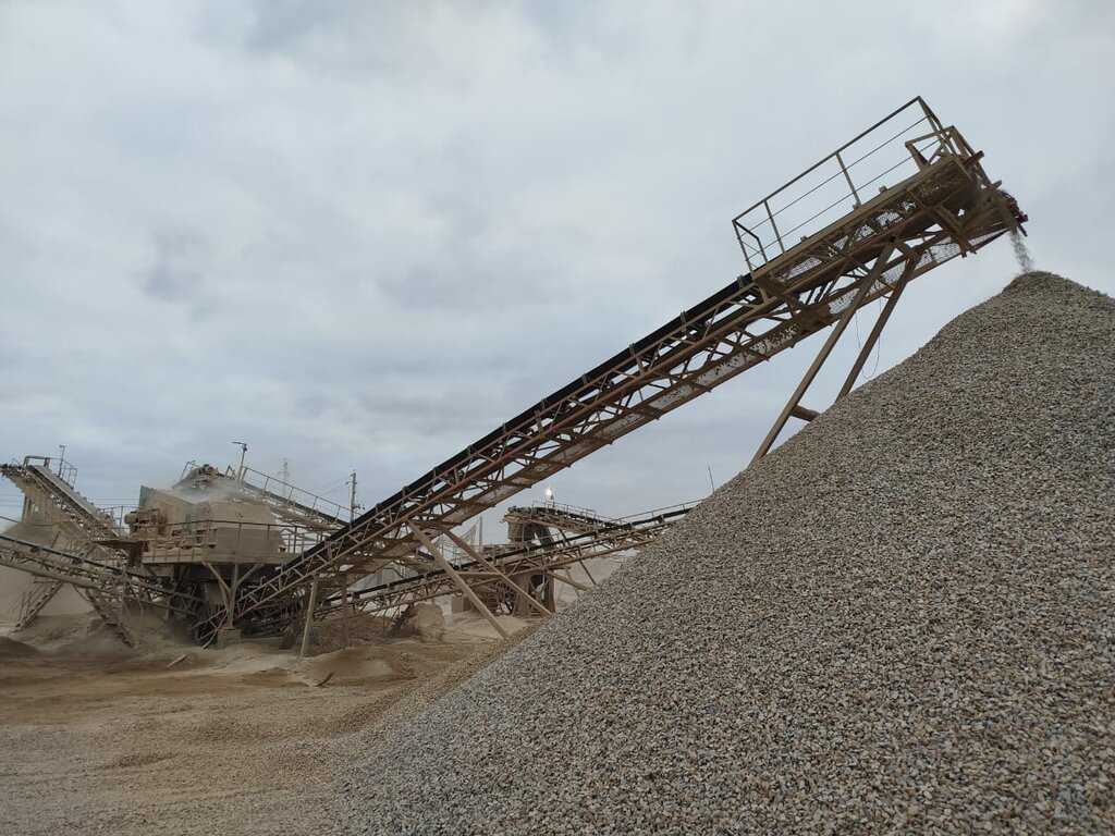 Endüstriyel mineraller Щебеночный карьер Фора, Rostovskaya oblastı, foto
