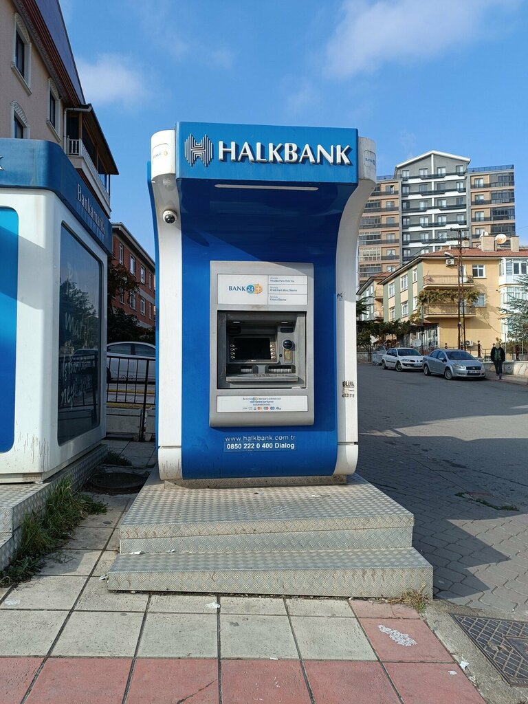 ATM'ler Halkbank ATM, Ankara, foto