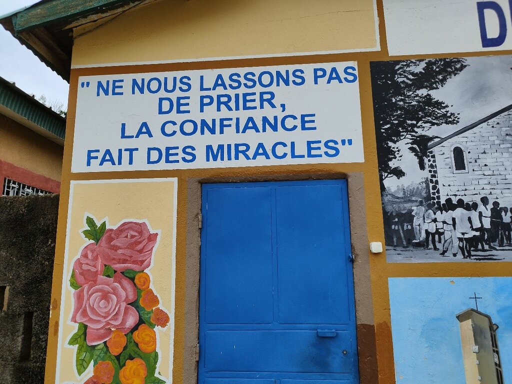Katolik kiliseleri Saint Thérèse Cathedral, Bouake, foto