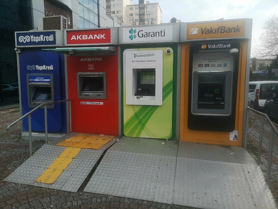 ATM'ler Garanti BBVA ATM, İstanbul, foto