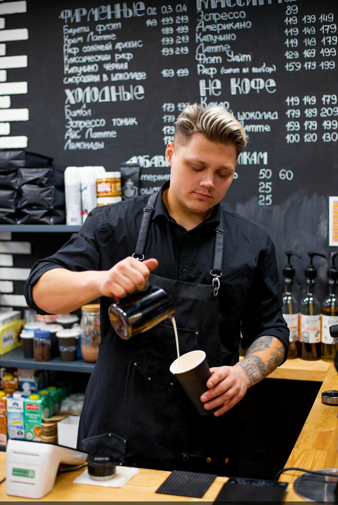 Kahve dükkanları SM Coffee, Saint‑Petersburg, foto