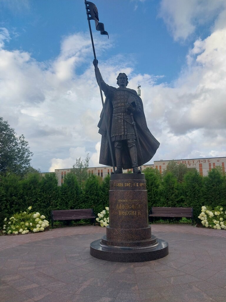 Anıt, heykel Святой благоверный великий князь Александр Невский, Zelenograd, foto
