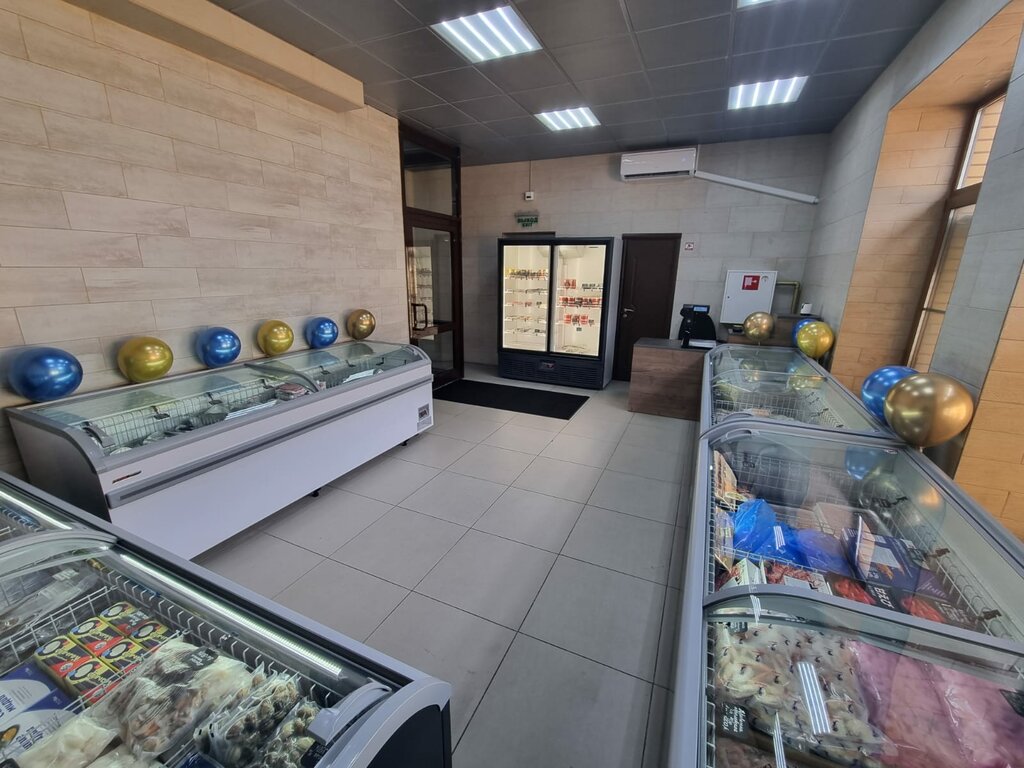 Balık ve deniz ürünleri Craboteka, Moskova ve Moskovskaya oblastı, foto