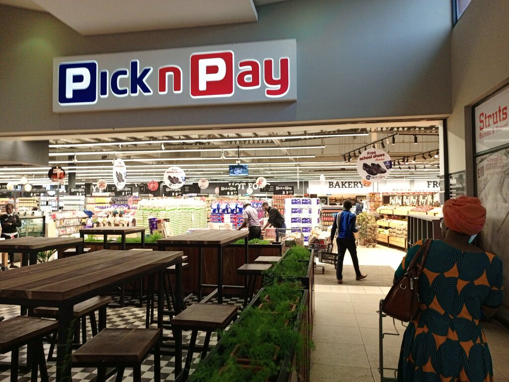 Süpermarket Pick'n'Pay Centro Mall, Lusaka, foto
