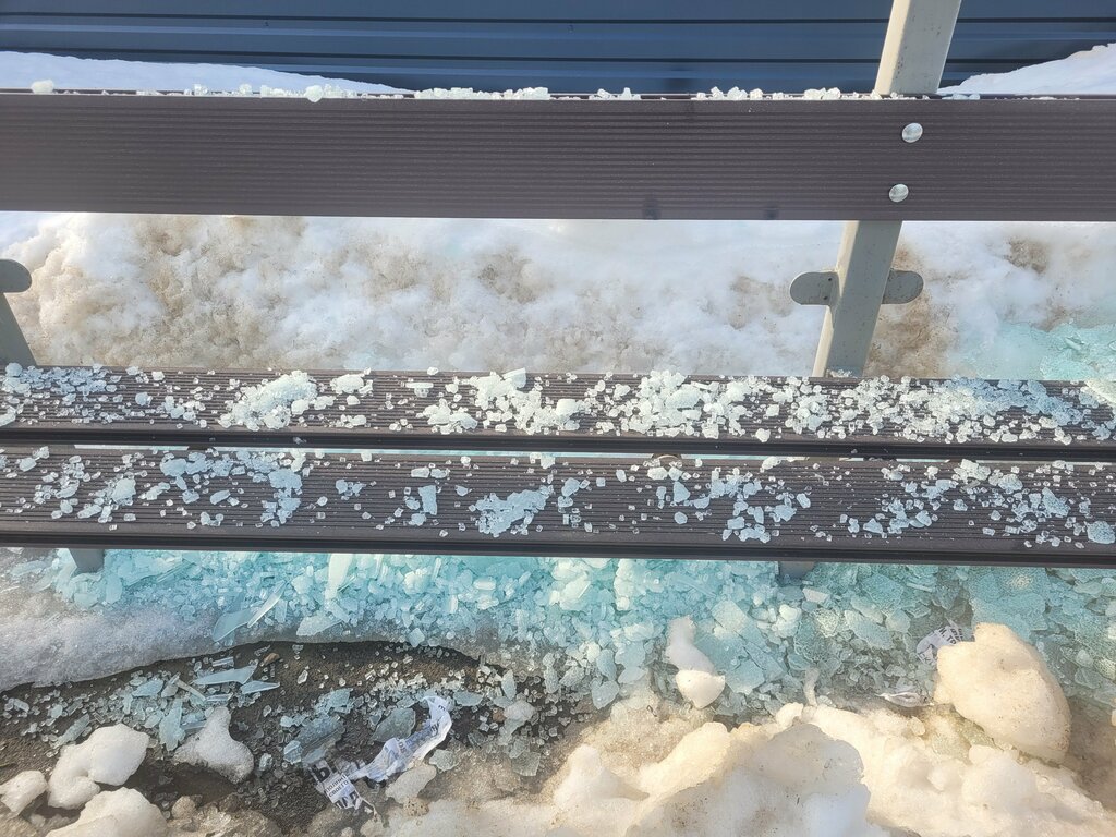 Toplu taşıma durağı Mavrino, Moskova, foto