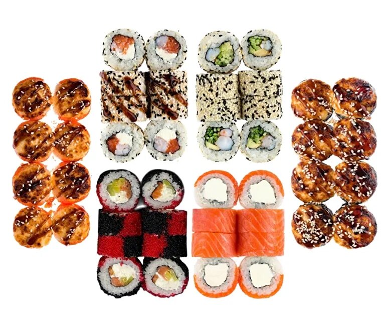 Suşi restoranı Alfi, Minsk, foto