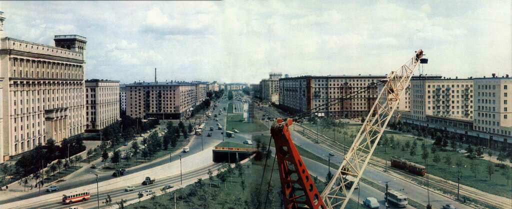 Turistik yerler Площадь Развилки, Moskova, foto