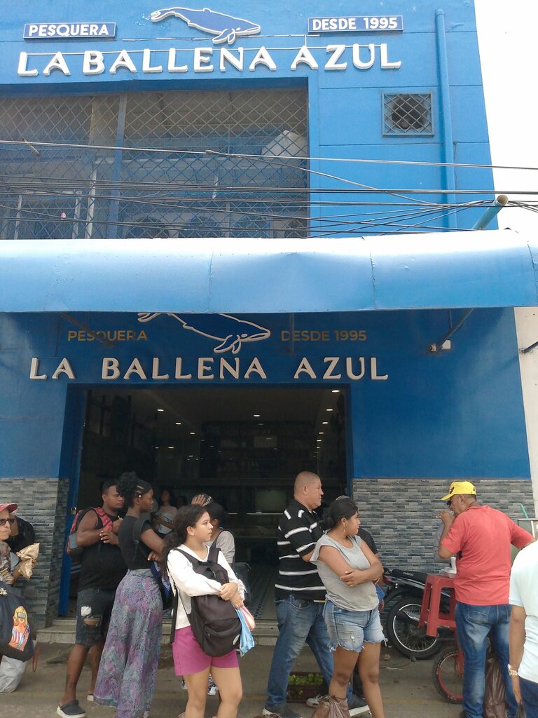 Balık ve deniz ürünleri The blue whale, Barranquilla, foto