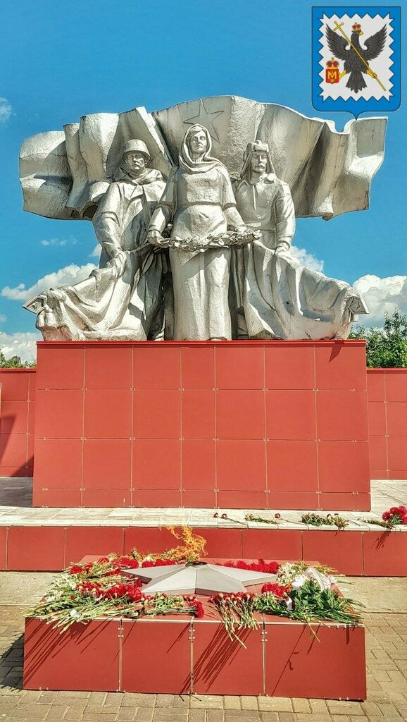 Park, sokak heykeli Скульптура, Mosalsk, foto