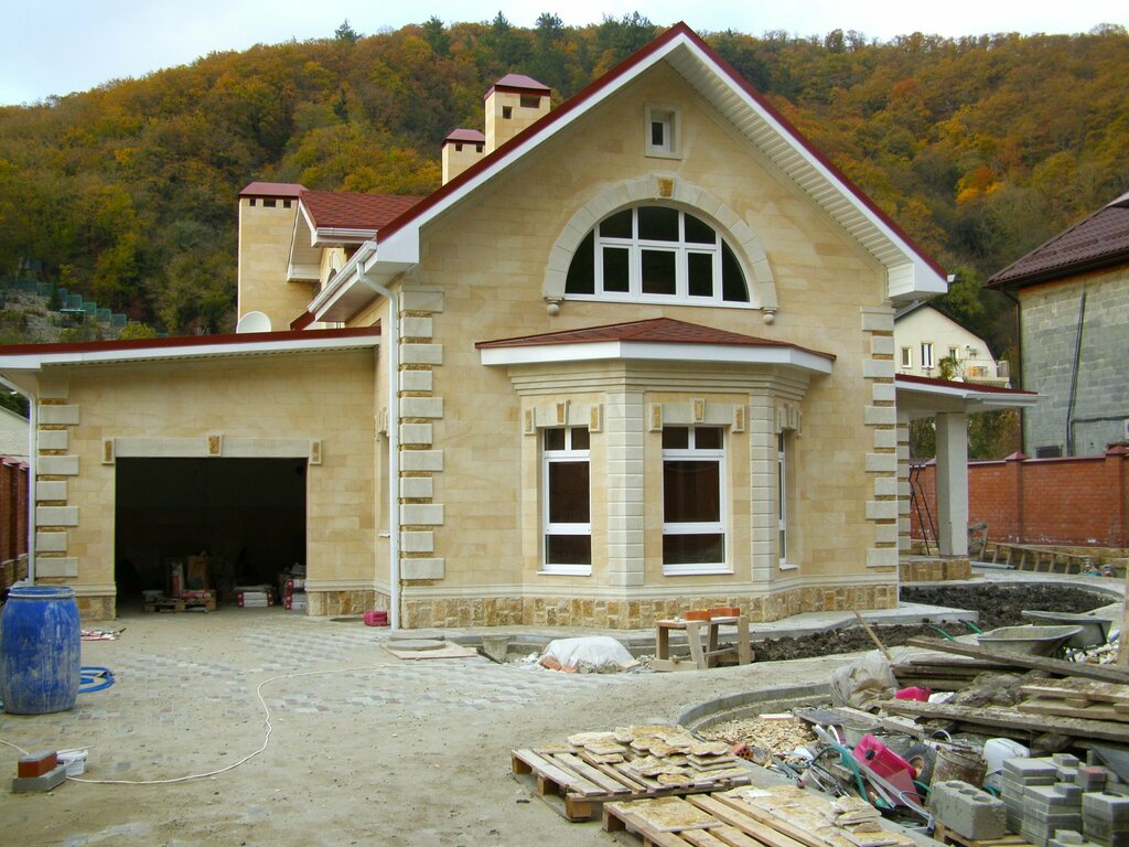 Yazlık ev inşaatı Zodchiy, Krasnodarski krayı, foto