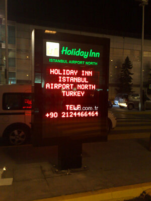 Açıkhava reklamcılığı Led Elektronik Yazılım, İstanbul, foto