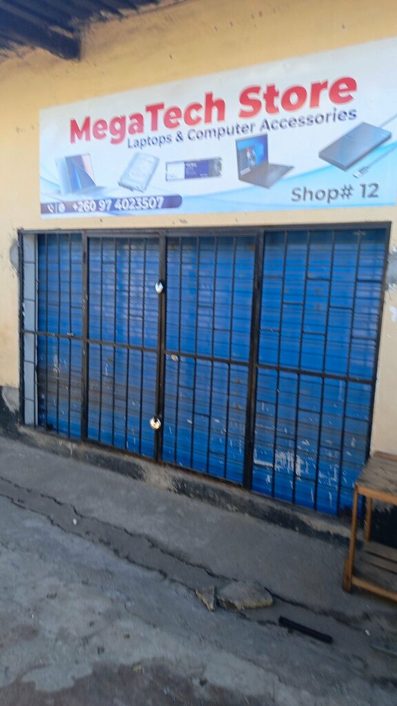 Bilgisayar mağazaları Megatech store, Lusaka, foto
