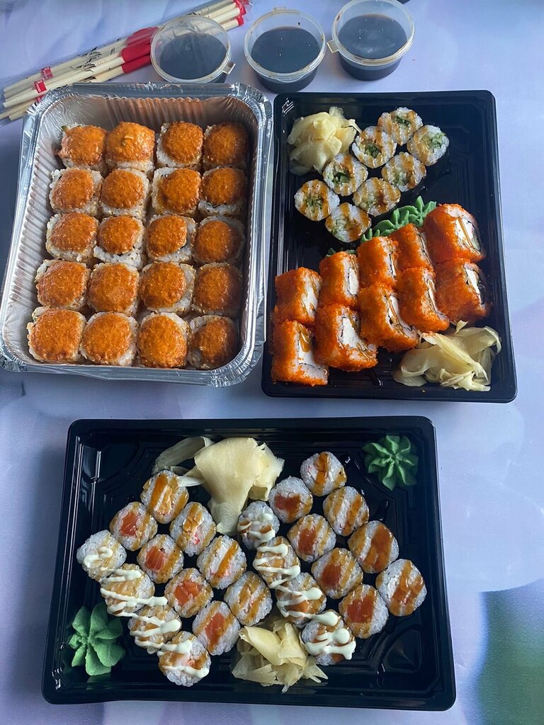 Suşi restoranı ПоСУ́ШИм, Volgograd, foto