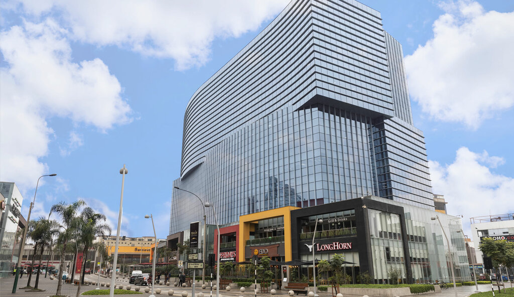 Yönetim ofisi Torre Trazo, Lima, foto