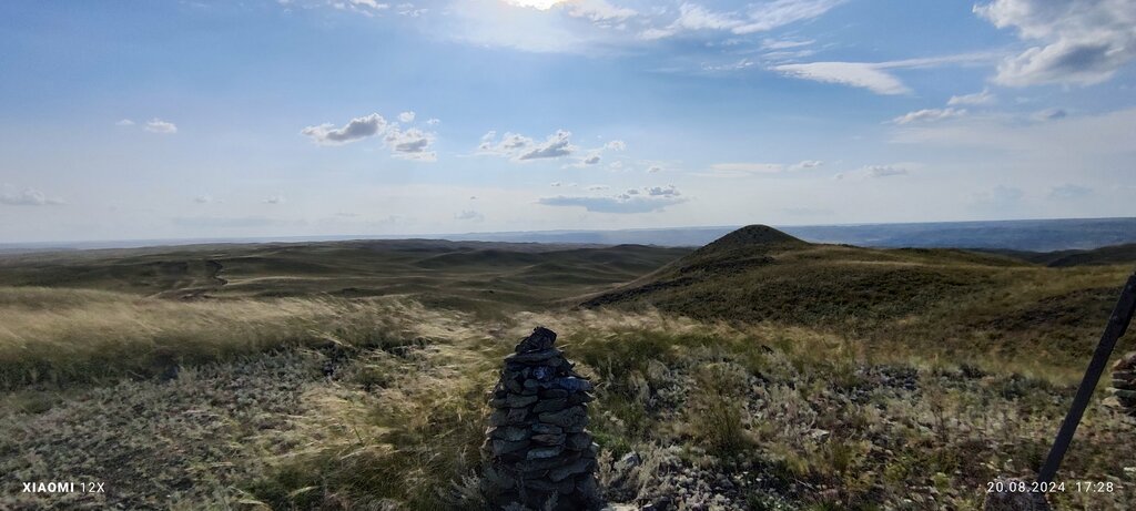 Dağ zirvesi Гора Шишка у Царской дороги, Orenburgskaya oblastı, foto