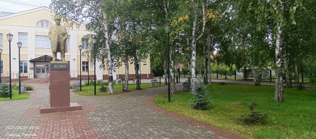 Kültür ve eğlence parkları сквер Судостроителей, Tomskaya oblastı, foto