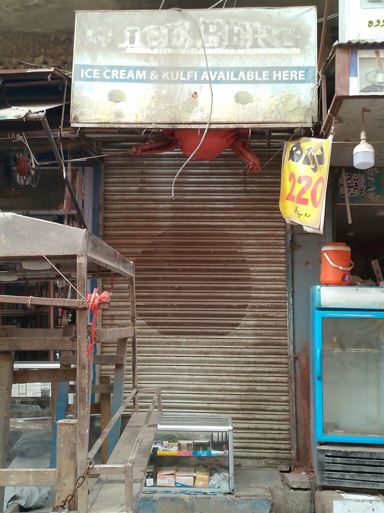 Fast food Ice burg ice cream, Karaçi, foto