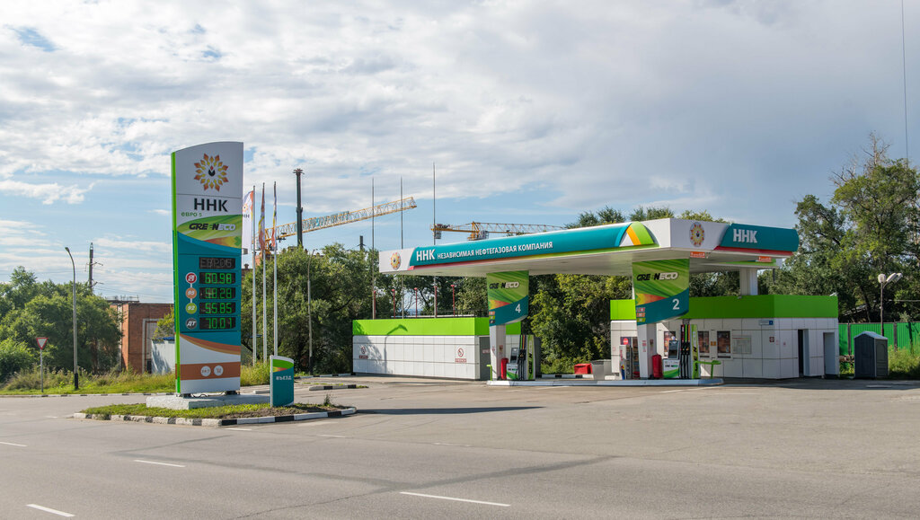 Benzin istasyonu Nnk, Habarovsk, foto