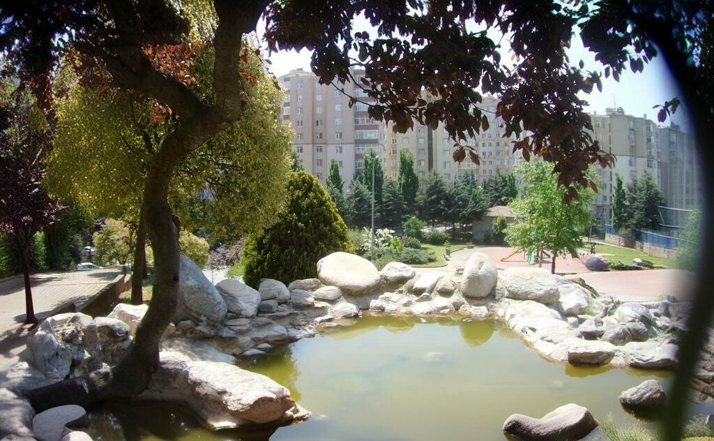 Kültür ve eğlence parkları İBB Şelale Parkı, İstanbul, foto