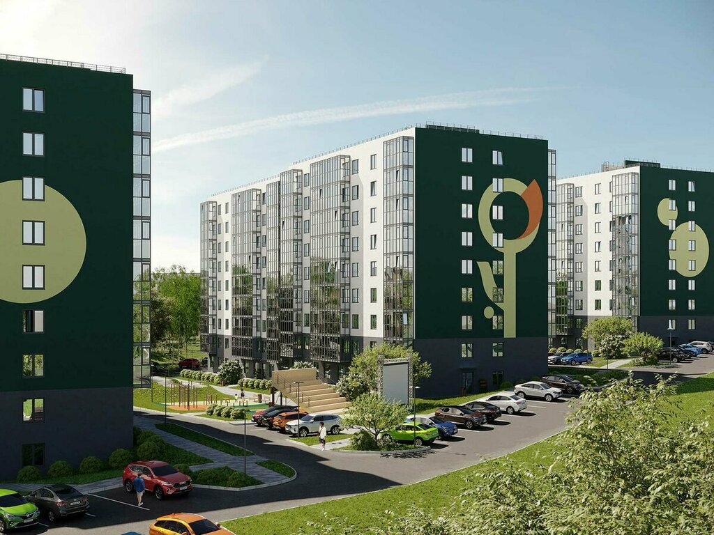 Konut blokları Эко, Krasnoyarski krayı, foto