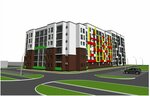 По ул. Конституции СССР, 5 (Konstitutsii SSSR Street No:5), konut blokları  Zerechny'den