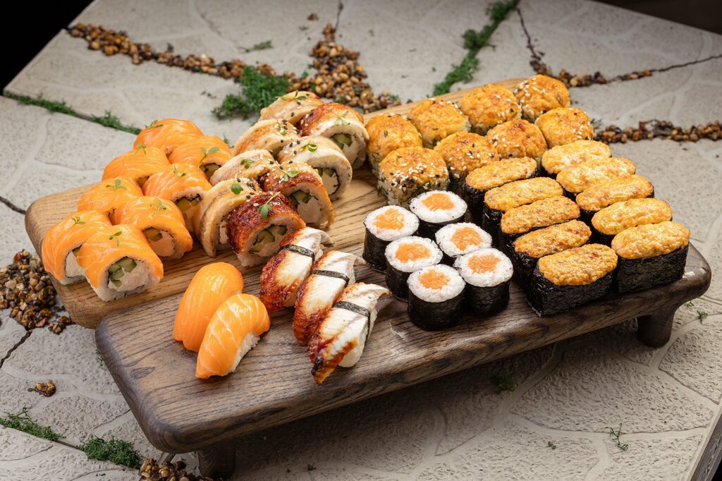 Suşi restoranı Sushi Gold, Vyborg, foto