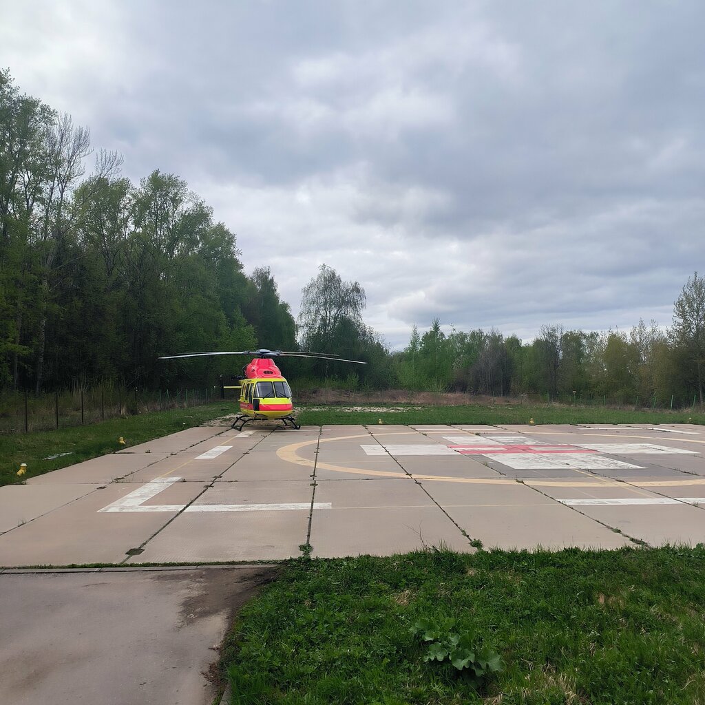 Helikopter pisti вертолётная площадка НОКБ им. Семашко, Nijni Novgorod, foto