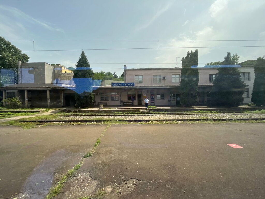 Tren istasyonu stanica Stalać, Dünya, foto