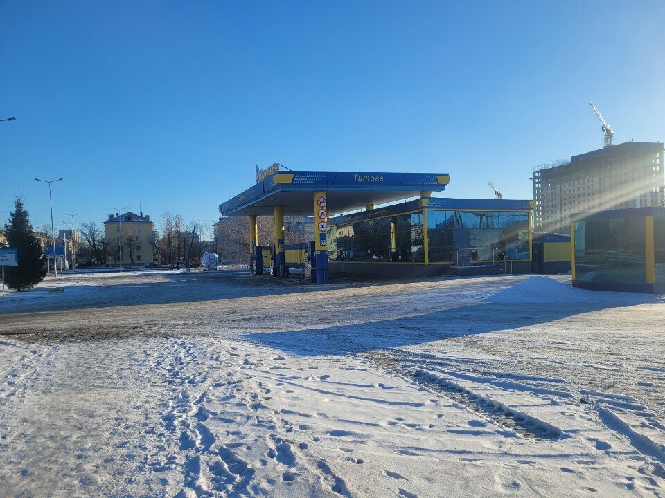 Benzin istasyonu Ahmetov, Semey, foto