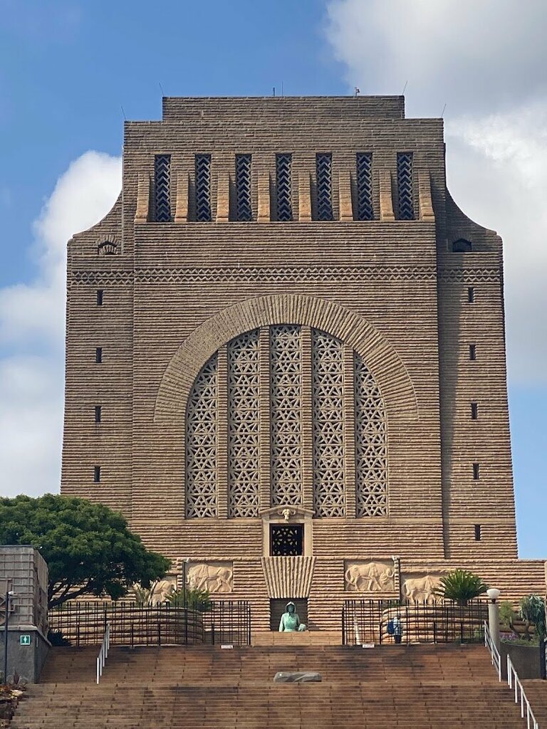 Park, sokak heykeli Voortrekker Monument, Pretoria, foto