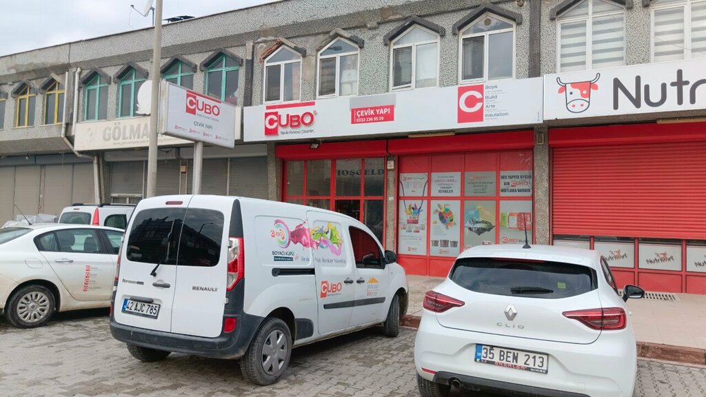 Boya ve cila malzemeleri üretim ve satış yerleri Cubo Çevik Yapı, Konya, foto