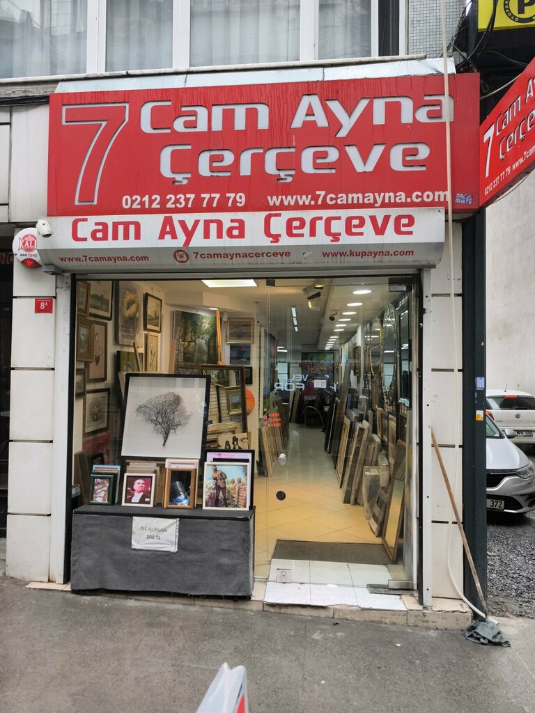 Cam atölye 7 Cam Ayna Çerçeve, İstanbul, foto