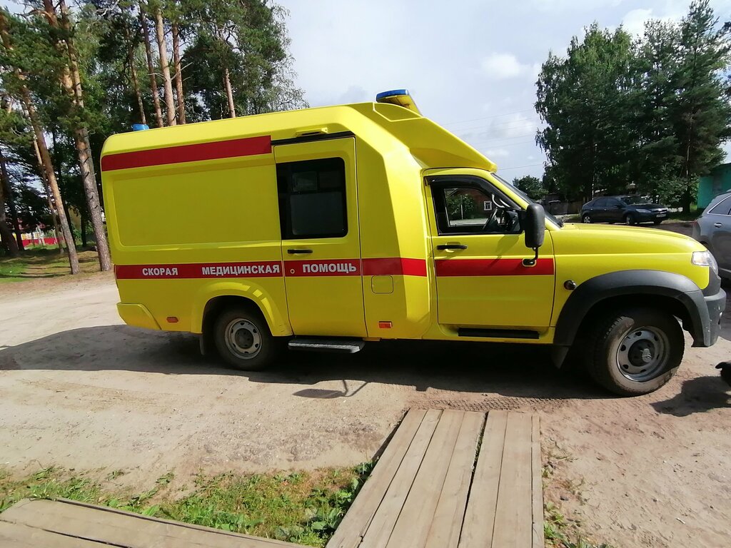 Acil tıbbi yardım hizmeti Станция скорой помощи, Şenkursk, foto