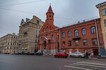 Церковно-служительский дом эстонской лютеранской кирхи святого Иоанна (Dekabristov Street No:54В), turistik yerler  Saint‑Petersburg'dan