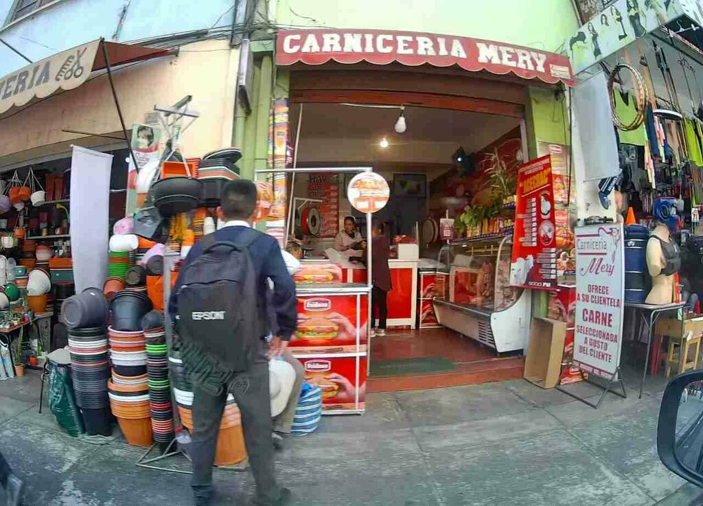 Kasap, şarküteri Mery Butcher Shop, Cochabamba, foto