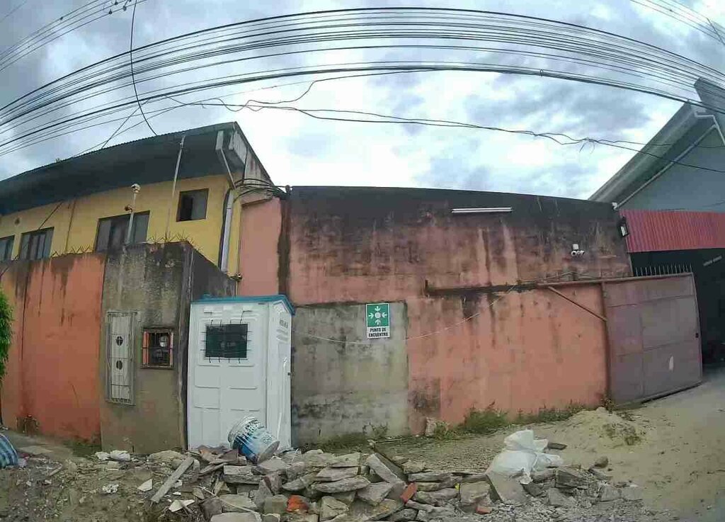 Geçiş noktaları, güvenlik kontrol alanı Security Post, Santa‑Krus, foto