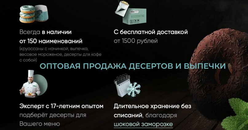 Pastacılık üretimi Dessert Bro Sochi, Soçi, foto