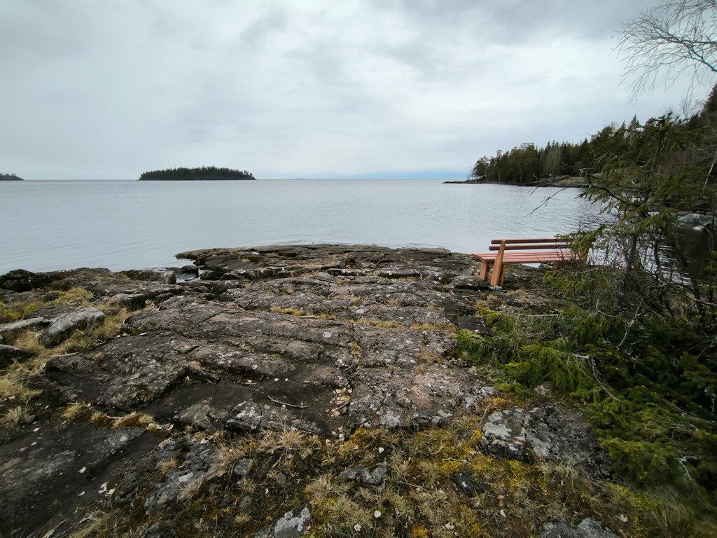 Kamp alanları Туристическая стоянка Дивная бухта, Karelya, foto