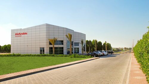 Adlandırılmış bina Air Arabia Simulator Building, Sharjah, foto