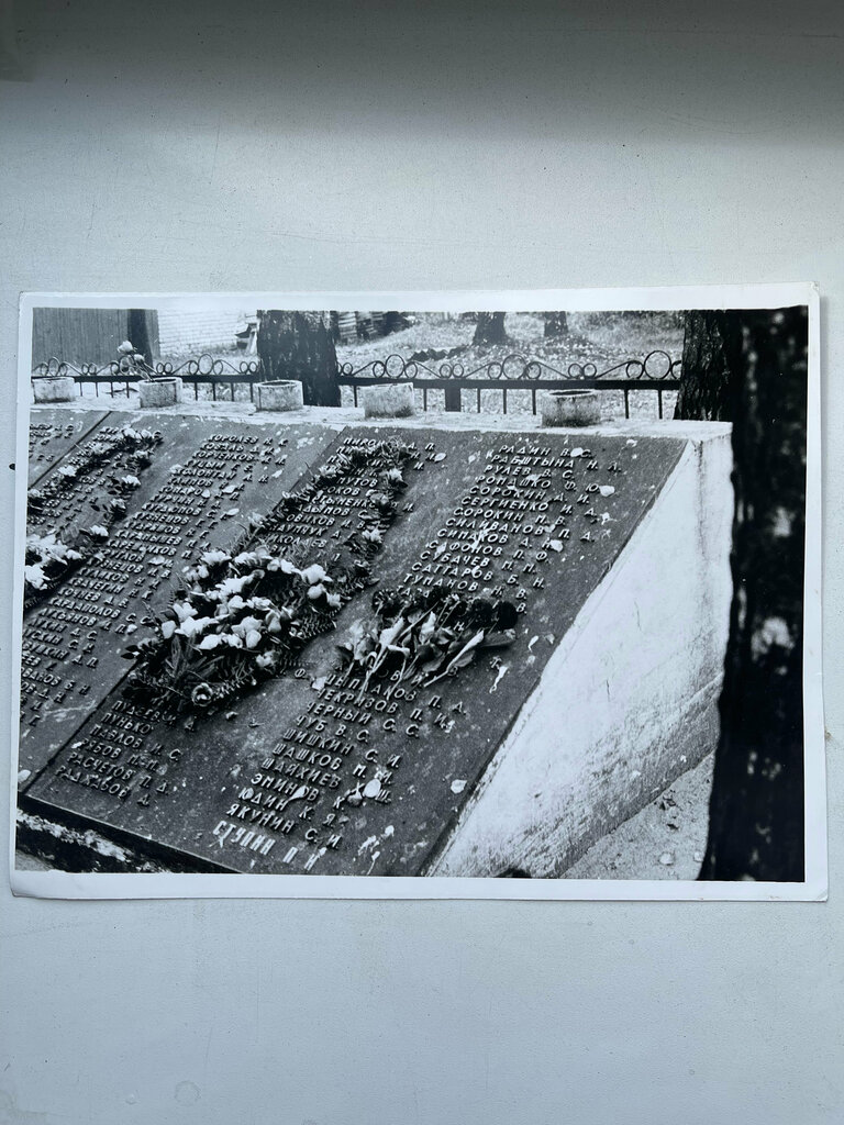 Anıt, heykel Братская могила, Vitebskaya oblastı, foto