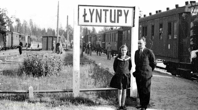 Tren istasyonu Lyntupy, Vitebskaya oblastı, foto