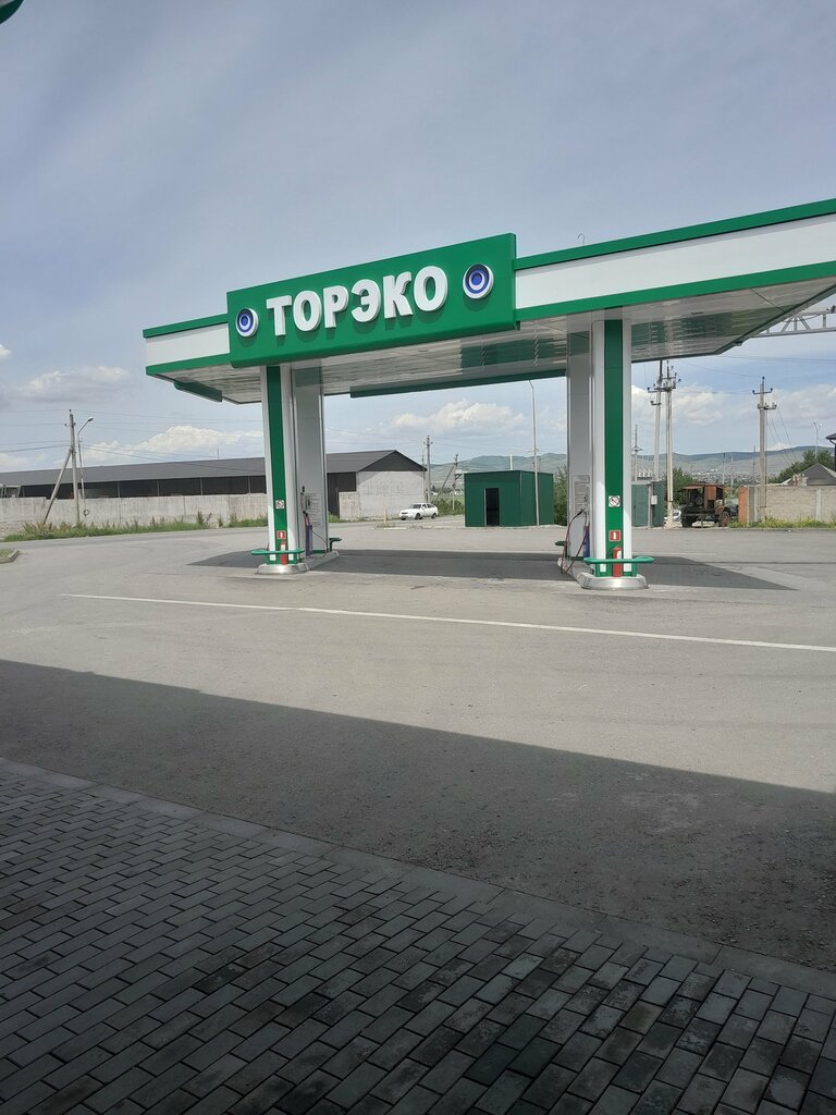 Otogaz dolum istasyonu Торэко, İnguşetya, foto