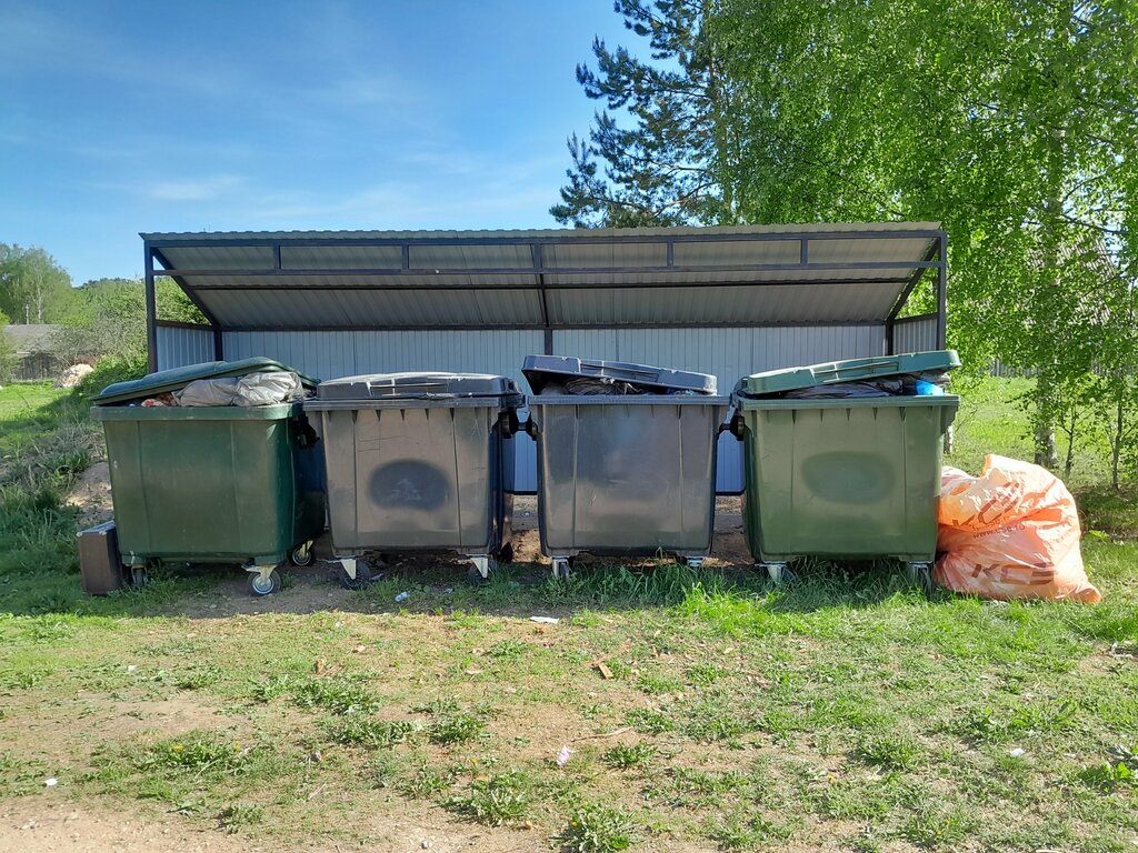 Çöp alanları Trash and garbage disposal area, Novgorodskaya oblastı, foto