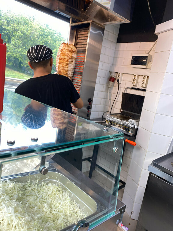 Fast food Doner u bratishek, Moskova, foto