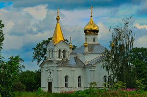Yekateriny Velikomuchenitsy v Kalozhitsakh Church (Leningrad Region, Volosovskiy rayon, Bolshevrudskoye selskoye poseleniye, posyolok Kalozhitsy), ortodoks kiliseleri  Saint‑Petersburg ve Leningradskaya oblastından
