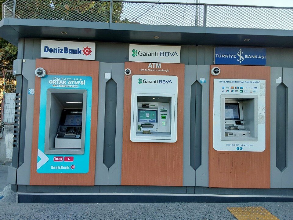 ATM'ler Garanti BBVA ATM, İstanbul, foto